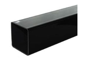 SQUARE DOWNPIPE 4 METRE LENGTHS BLACK PACK OF 6 | Gills Building Supplies