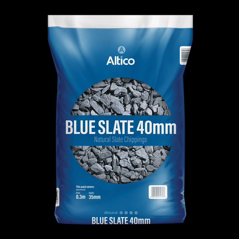 Blue Slate 40mm Chippings | Gills Building Supplies