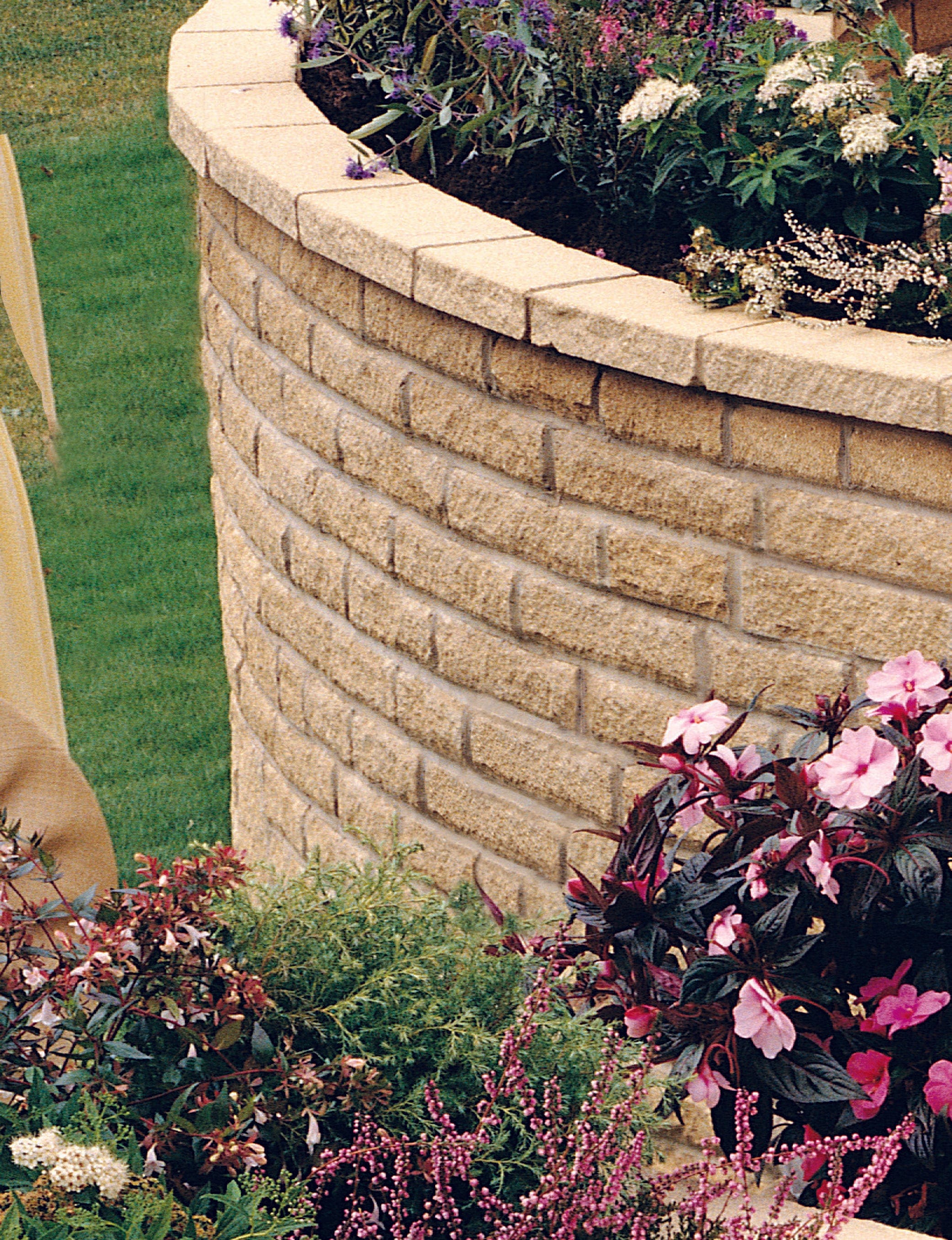 Bradstone Pitched Walling in Buff | Gills Building Supplies