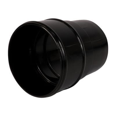 ROUND DOWNPIPE COUPLER BLACK | Gills Building Supplies