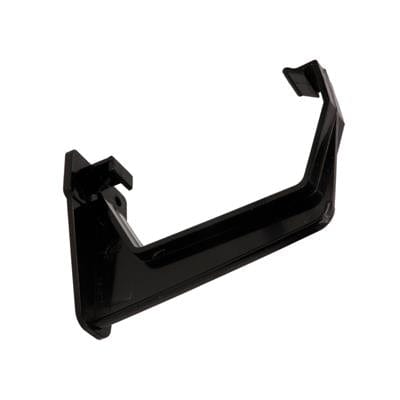 SQUARE LINE GUTTERING FASCIA BRACKET BLACK | Gills Building Supplies