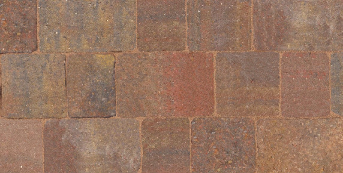 Bradstone Woburn Rumbled 50mm Block Paving in Autumn | Gills Building ...